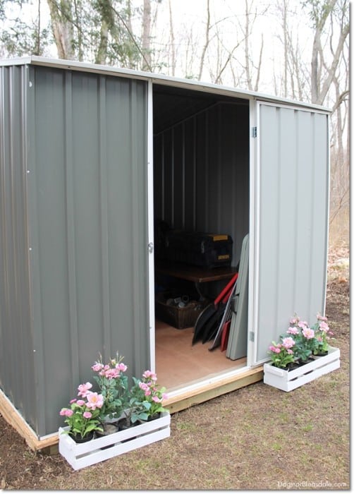 DIY Shed Adds Extra Storage Space to Our Blue Cottage