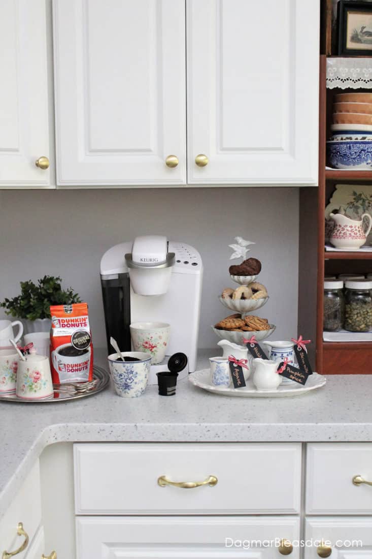 How to Set Up a Coffee Bar For Your Guests - Dagmar Bleasdale